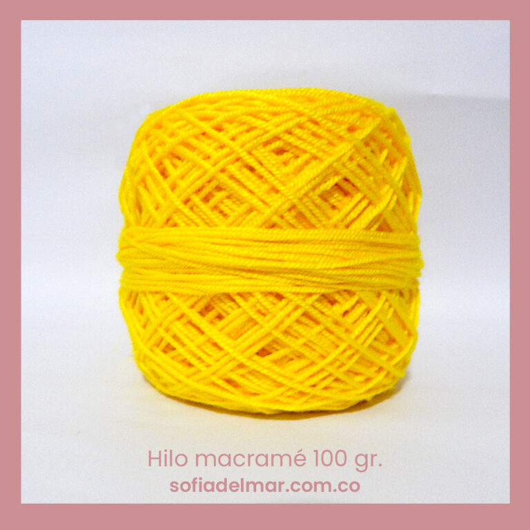 Hilo Macramé para Tejer a Crochet – Sofia del Mar Tejidos a Crochet