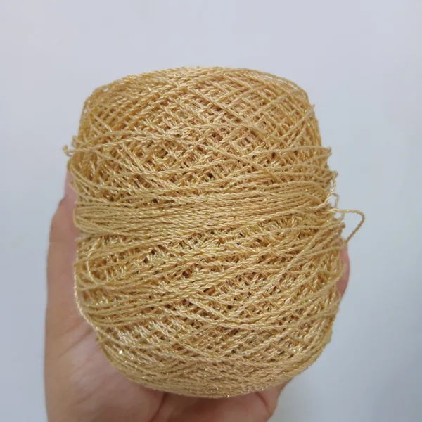 Hilo zedar 1mm con brillos – Dorado medio – 100 gr – Sofia del Mar ...